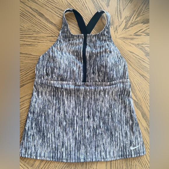 Nike | Swim | Nike Medium Tankini Removable Padding Swimsuit Top ...